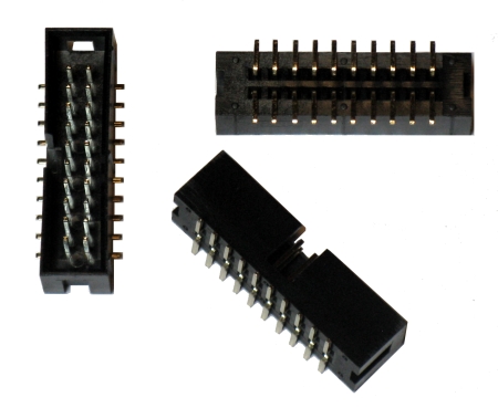 IDC kontakt 20 polig SMD [idc254_20p_smd] - 5.50:- : Swech Trading